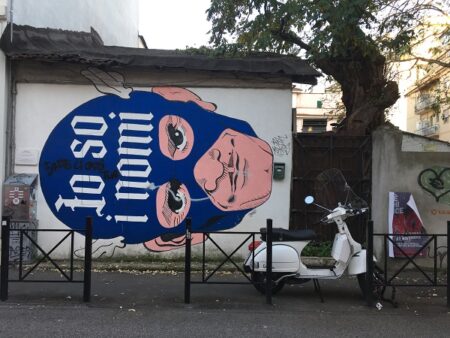 Street art en een bijzonder grafmonument in Pigneto - Rome