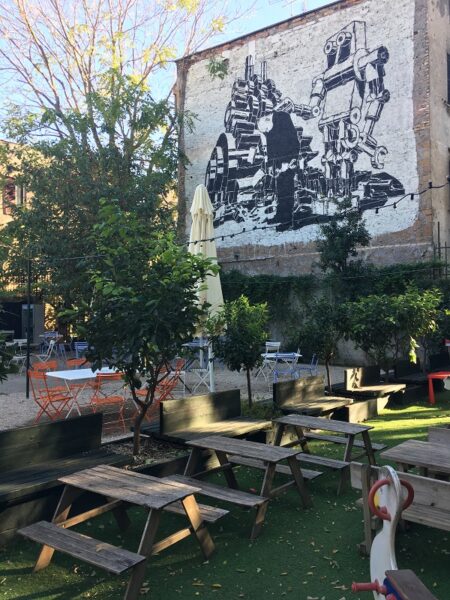 Street art en een bijzonder grafmonument in Pigneto - Rome