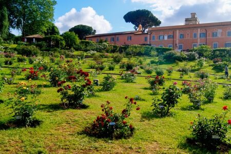 De Roseto Comunale - rozentuin - op de Aventijn in Rome