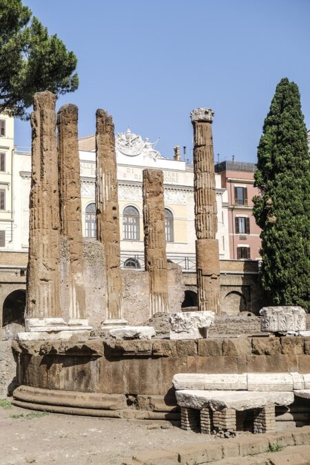Bezoek de Area Sacra aan Largo di Torre Argentina in Rome