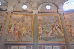 Bekijk de lugubere fresco’s in de Santo Stefano Rotondo Rome