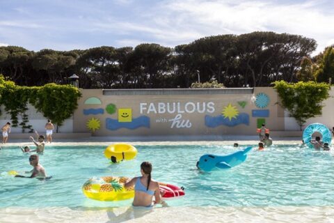 Fabulous village – camping met zwembad bij Rome en Ostia