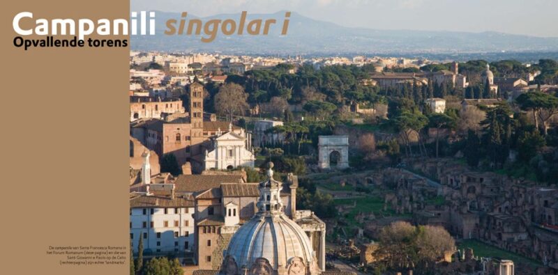 De campaniles van Rome- romaanse klokkentorens